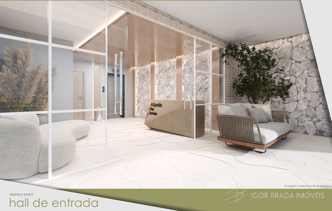 Flat no Edifício Praia Mar Flat Service à Venda em Praia Grande ...